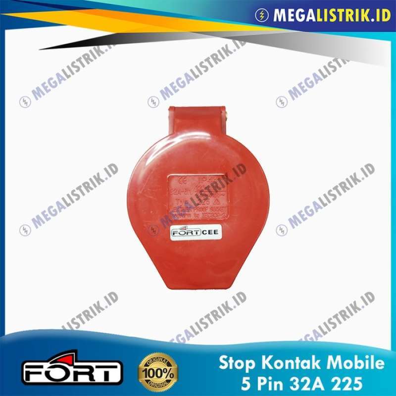 Jual Premium Fort Stop Kontak Industrial 5 Pin 32a / Mobile Socket ...