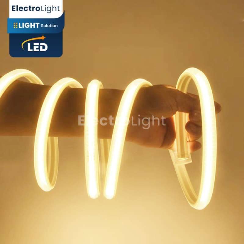 Jual Lampu Strip Led Cob 220v Selang 1roll 100meter Waterproof ...