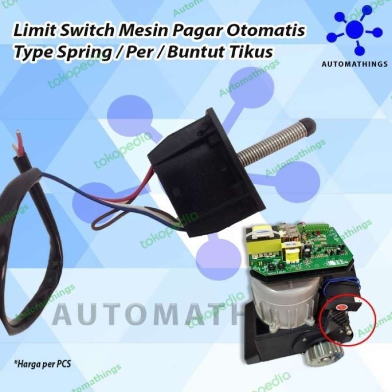 Jual Limit Switch Spring Untuk Mesin Pagar Otomatis Sliding Gate Di ...