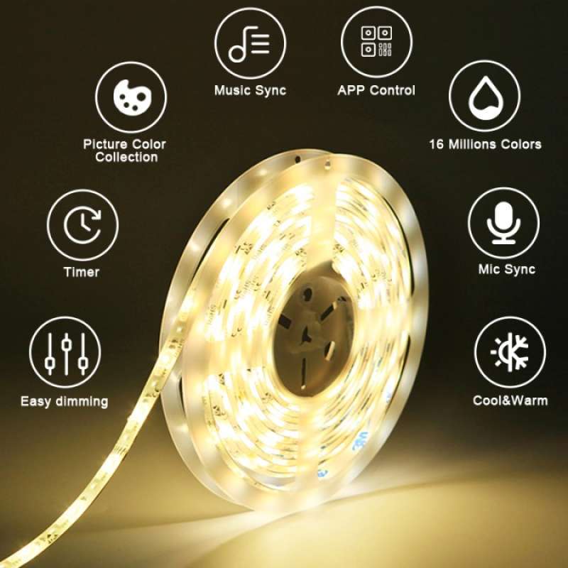 Jual Arbit Smart Wifi Led Strip Controller & Adaptor For 5 Meter Di ...