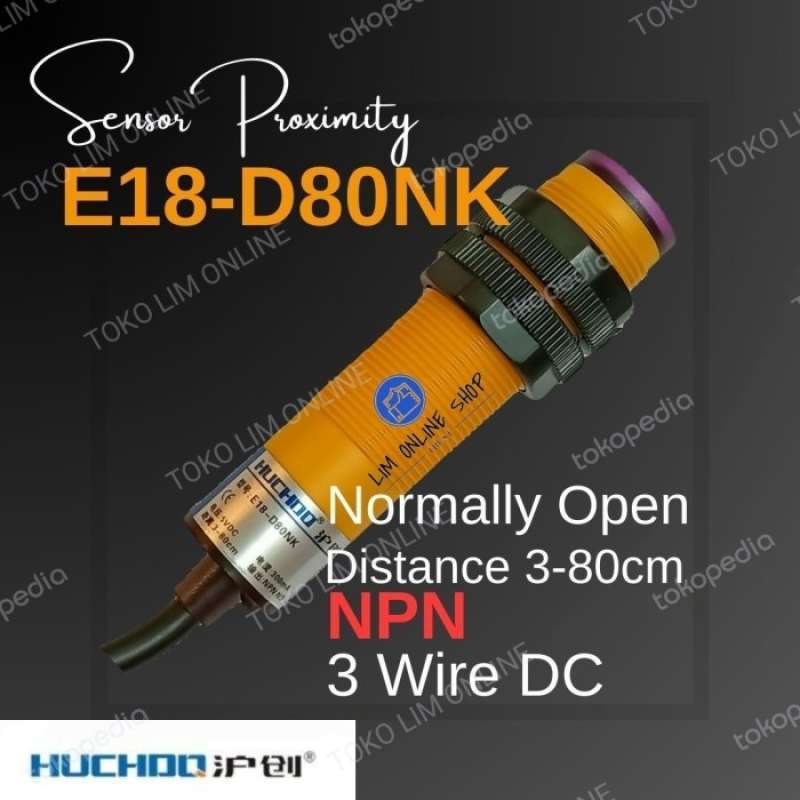 Jual E18-d80nk Infrared Sensor Proximity Adjustable 3 - 80 Cm Di Seller ...