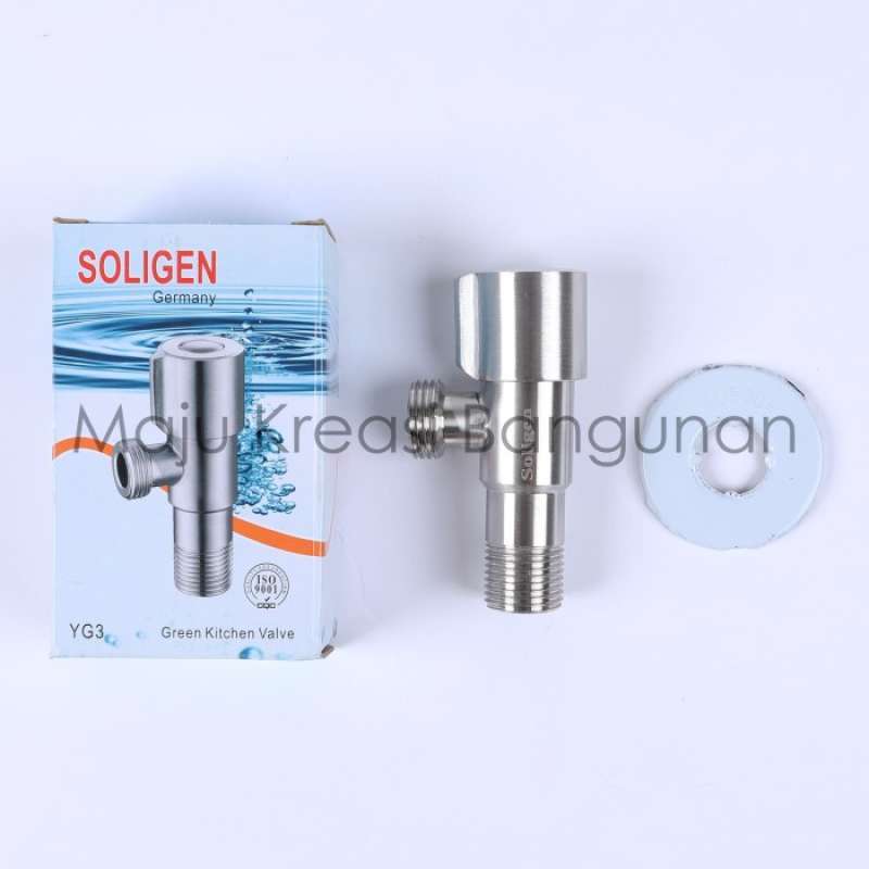 Jual Stop Kran Kloset 1 Cabang Single Stainless Jet Shower Soligen ...