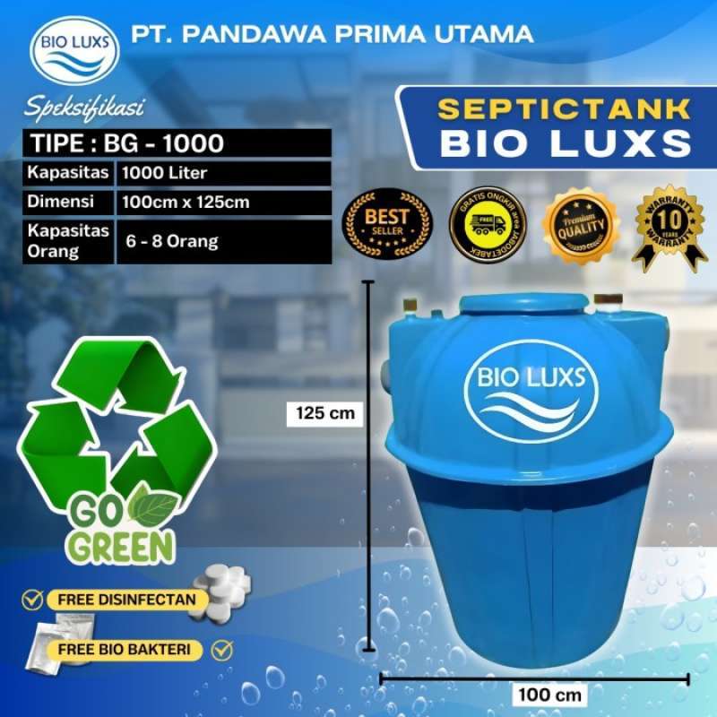 Jual Septic Tank Bio,biotech, Biofil, Bioluxs Tipe Bg 1000 Liter Di ...