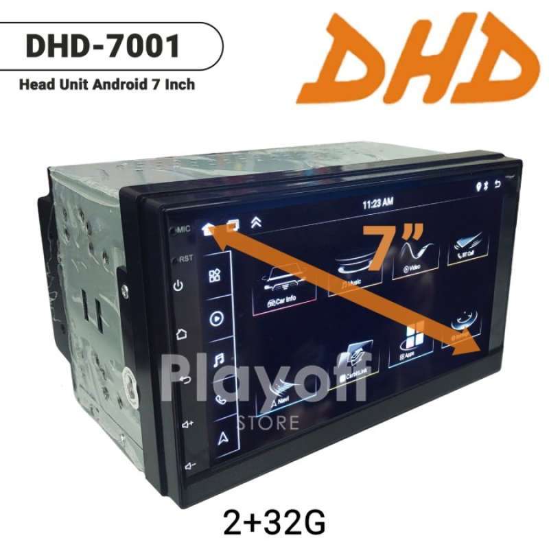 Promo Ram 2+32 Gb Ips Screen Head Unit Android Dhd Car Radio Bluetooth ...