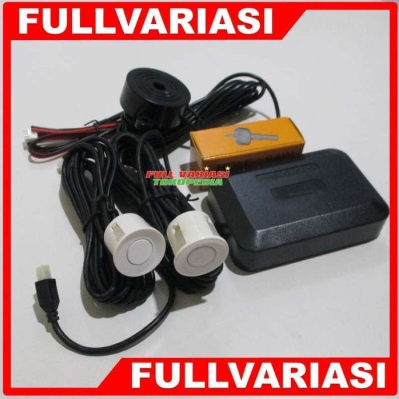 Promo Sensor Parkir Mobil 2 Titik Mata Sensor Putih Universal Terbaik ...