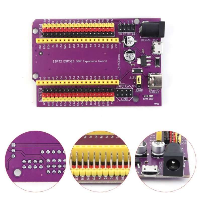 Jual 38pin Esp-32 Breakout Board For Esp32 Terminal Power & Gpio ... Jual 38pin Esp-32 Breakout Board For Esp32 Terminal Power & Gpio ...