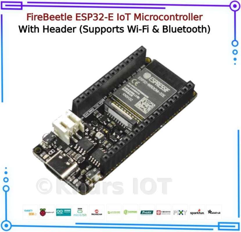 Jual Firebeetle Esp32 E Iot Microcontroller With Header Wi Fi And Bluetooth Di Seller Raindrop 7506