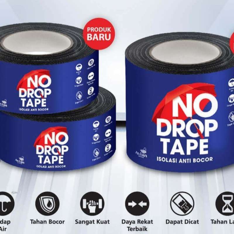 Jual No Drop Tape Isolasi Tambal Seng Anti Bocor 5 Cm X 10 M, 10 Cm X 5 M Di Seller Aghanim ...