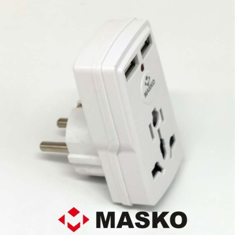 Jual Masko Over Steker + Usb / Arde /2p / Colokan / Sambungan Putih 164 ...