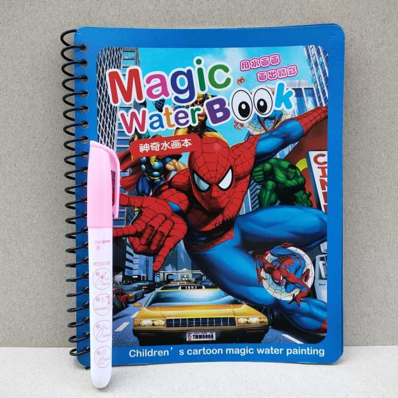 Promo Mainan Edukasi - Buku Mewarnai Ajaib - Magic Water Book - Magic ...