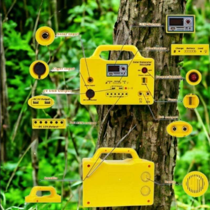 Jual Paket Shs Solar Generator Lighting Home System 20wp Harga Promo ...