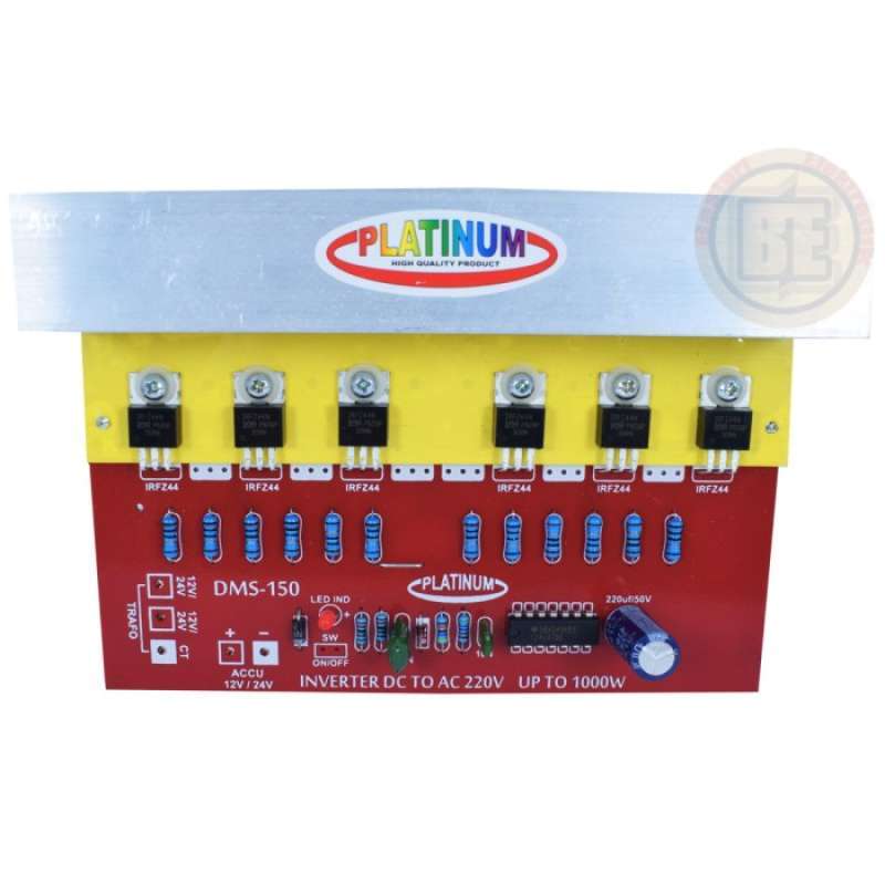 Jual Kit Inverter 12-24v Dc Ke 220v Ac 1000 Watt Dms-150 Di Seller ...
