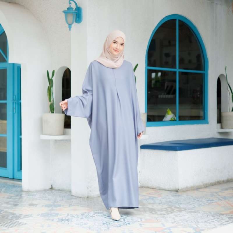 Jual Evilya Abaya Oversize Batwing Gamis Umroh Dress Haji Jumbo - Black Di Seller Aghanim ...
