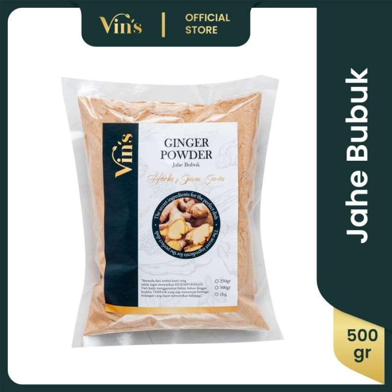 Promo - Premium Jahe Bubuk / Ginger Powder 500gr - 500gr Diskon 23% Di ...