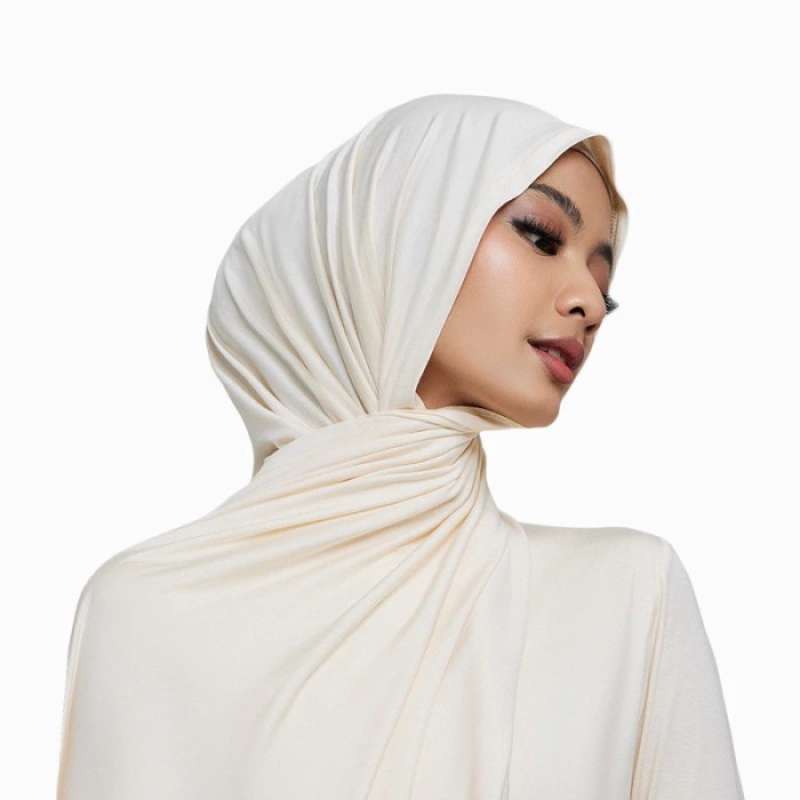 Jual [ready] Skiv Rou Scarf Cream - Original By Lafiye Di Seller Zati ...