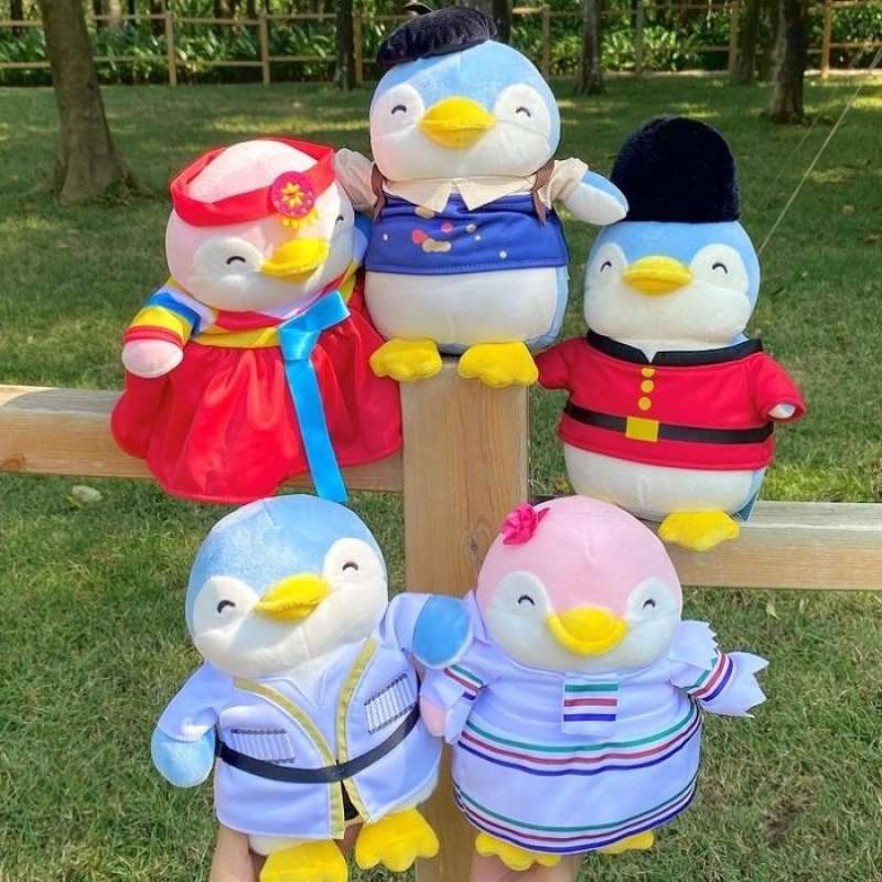 Promo Boneka Penguin Lucu - Miniso City The World Series Plush Toy ...