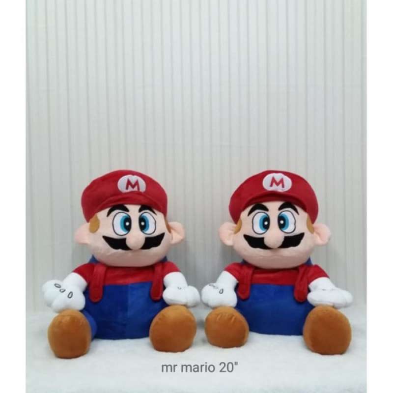 Promo Boneka Super Mario Bros Import Uk.50cm Kado Ulang Tahun Diskon 23 ...