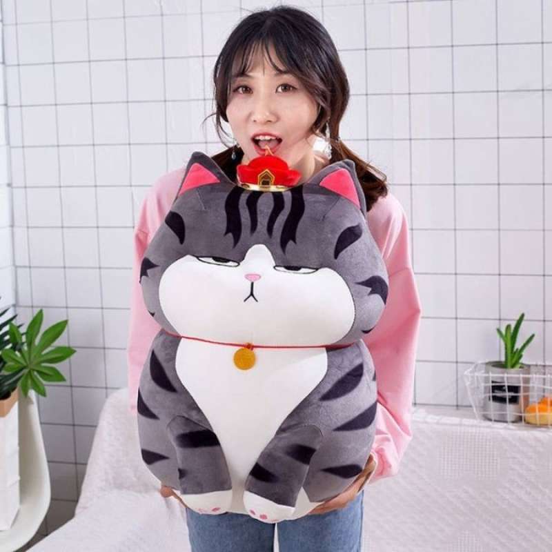 Promo Terlengkap Boneka Furyu Cat Kucing Mahkota 50cm Kado Hadiah Anak ...