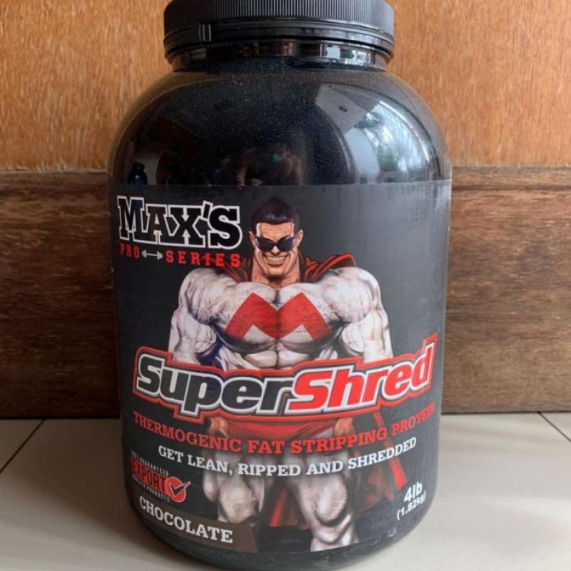 Promo Maxs Super Shred 4 Lbs Whey Protein Fitness Diet Burn Elite ...