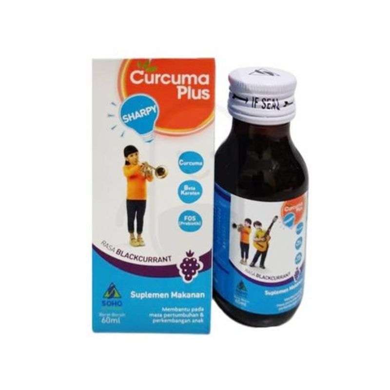 Promo Curcuma Plus Sharpy Rasa Blackcurrant Sirup 60 Ml Diskon 2% Di ...