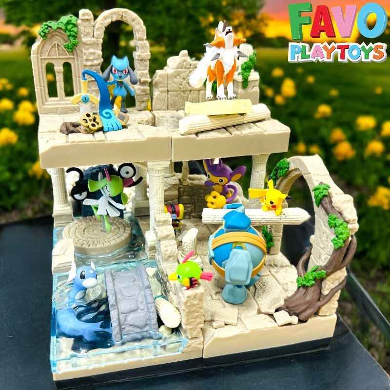 Promo Re-ment Pokemon Diorama Collection - Old Castle Ruins Series ...