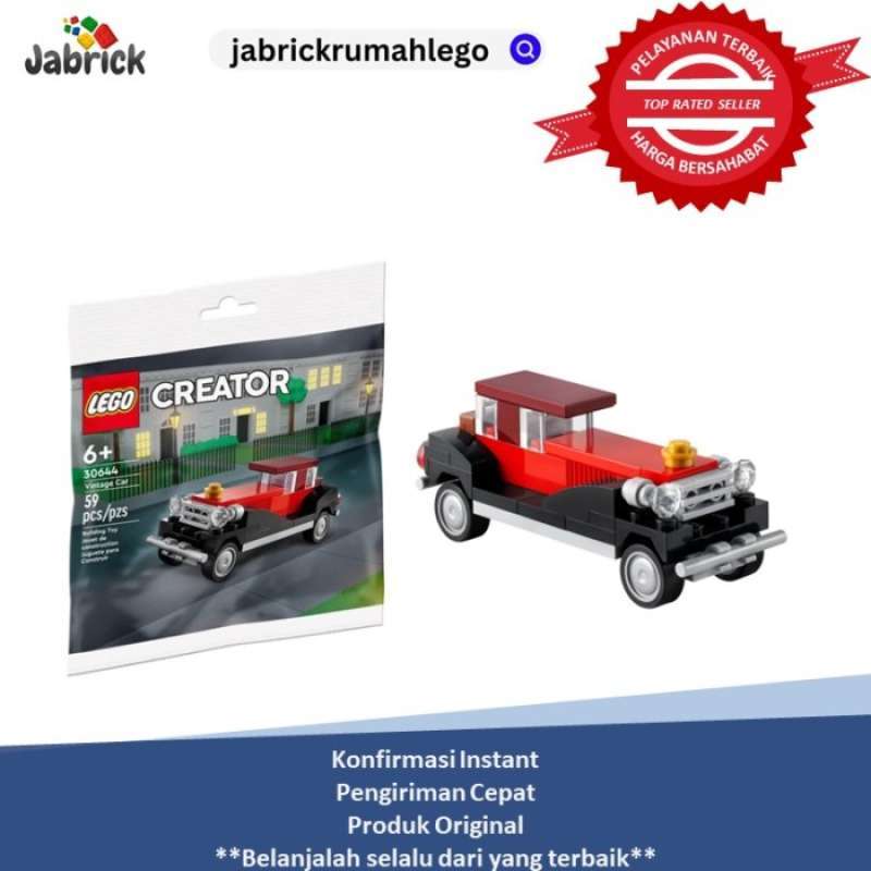 Promo Lego 30644 Creator Polybag Vintage Car Diskon 29% Di Seller Days ...