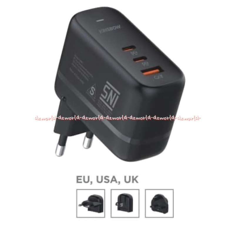 Jual Krisbow Travel Adapter Universal 65w Colokan International Dengan ...