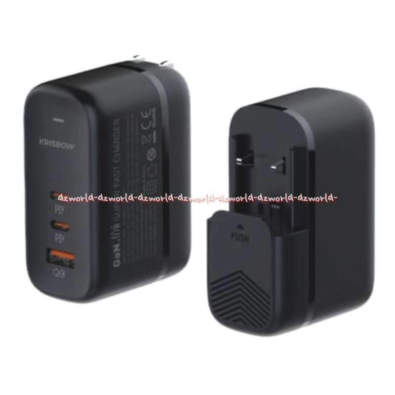 Jual Krisbow Travel Adapter Universal 65w Colokan International Dengan ...