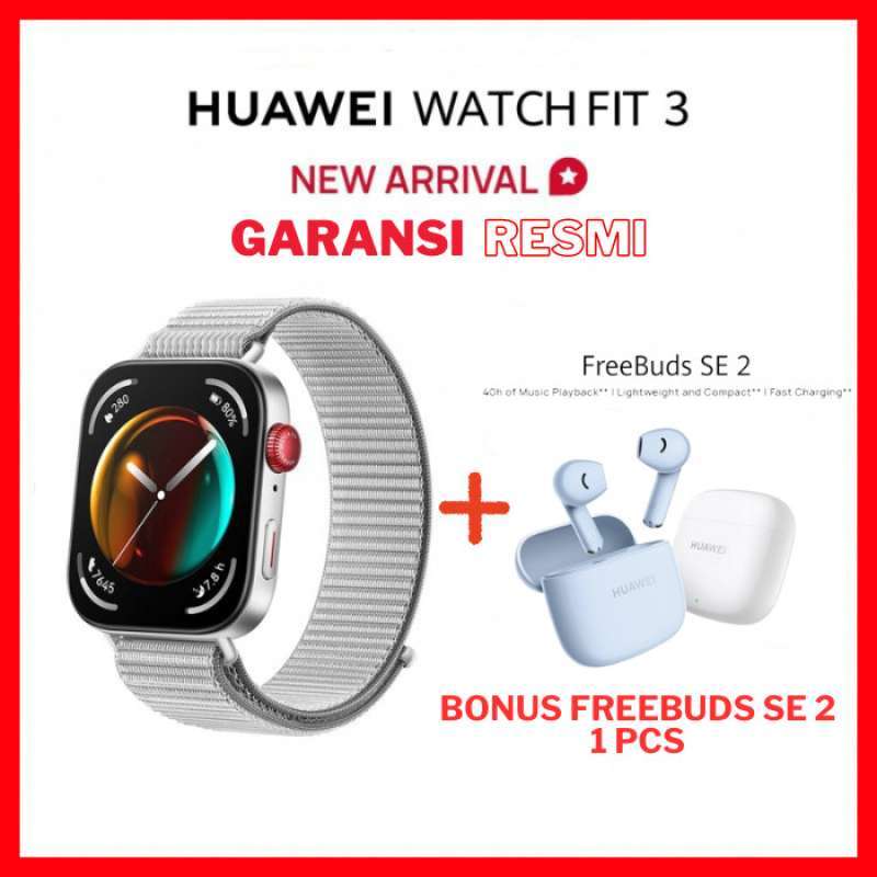 Jual Huawei Watch Fit 3 Nfc Smartwatch | 1.82 Ultra-slim | 10 Days ...