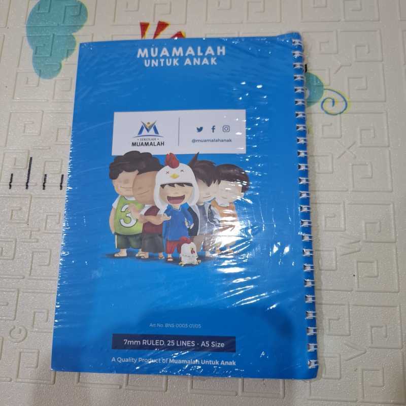 Jual Buku Notes (note Book) A5 Seri Muamalah Untuk Anak - Halal Di ...