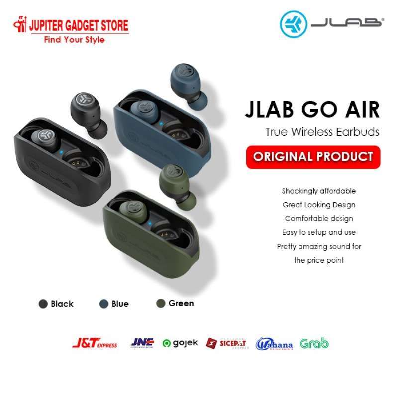 Promo Headset Bluetooth Jlab Go Air True Wireles Earbuds Tws Earphone ...