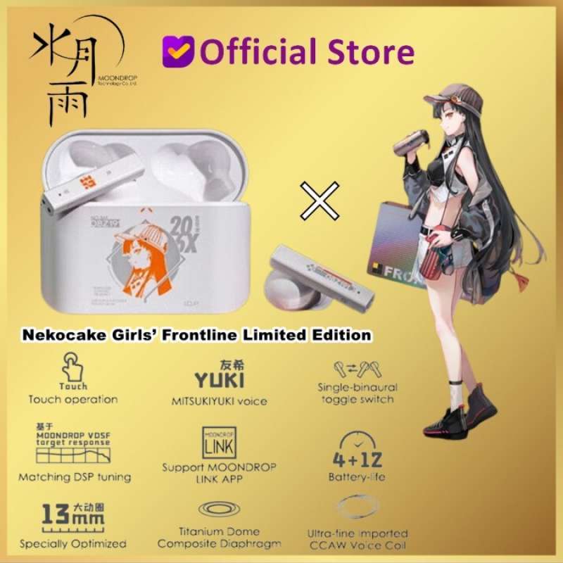 Promo Moondrop Nekocake Girls Frontline Neko Cake Limited Edition Tws ...