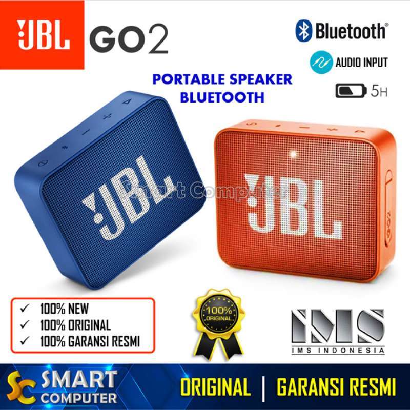 Promo Jbl Go 2 / Go2 100% Original Portable Bluetooth Speaker Garansi Resmi Diskon 23% Di Seller ...