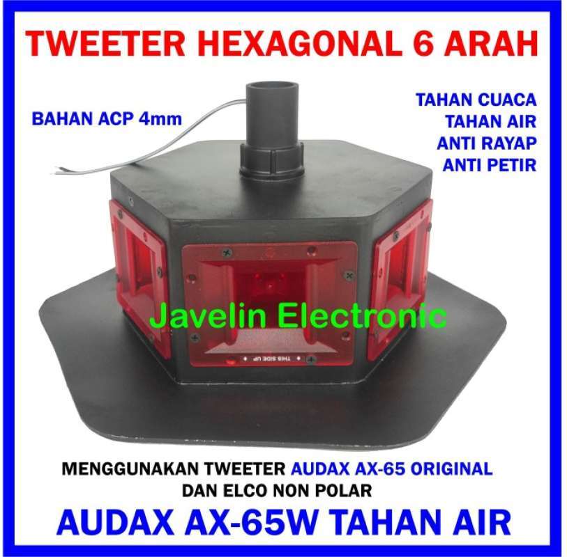 Promo Hexagonal Ax 65 Tweeter Panggil 6 Sisi 6 Penjuru Audax Hex Ax65 Walet Diskon 23% Di Seller ...