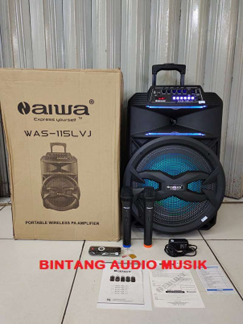 Promo Speaker Aktif Aiwa 15 Inch Aiwa 115lvj / 115 Lvj Karaoke ...