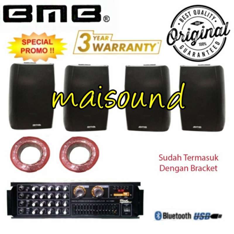 Promo Paket Speaker Bmb 5 Inch Bmb Kg511 Kg 511 4 Speaker Buat Cafe ...