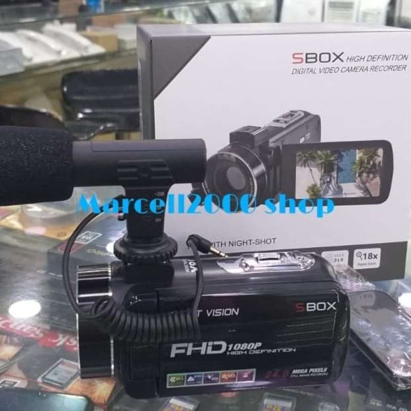 Promo Handycam Sbox High Definition Fhd With Night Shot Diskon 23% Di ...