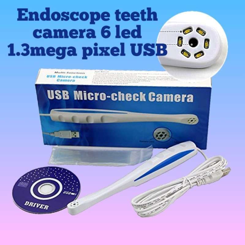Promo Teeth Care Endoscope Camera 1.3 Mega Pixel Usb Cable Intraoral 6 ...