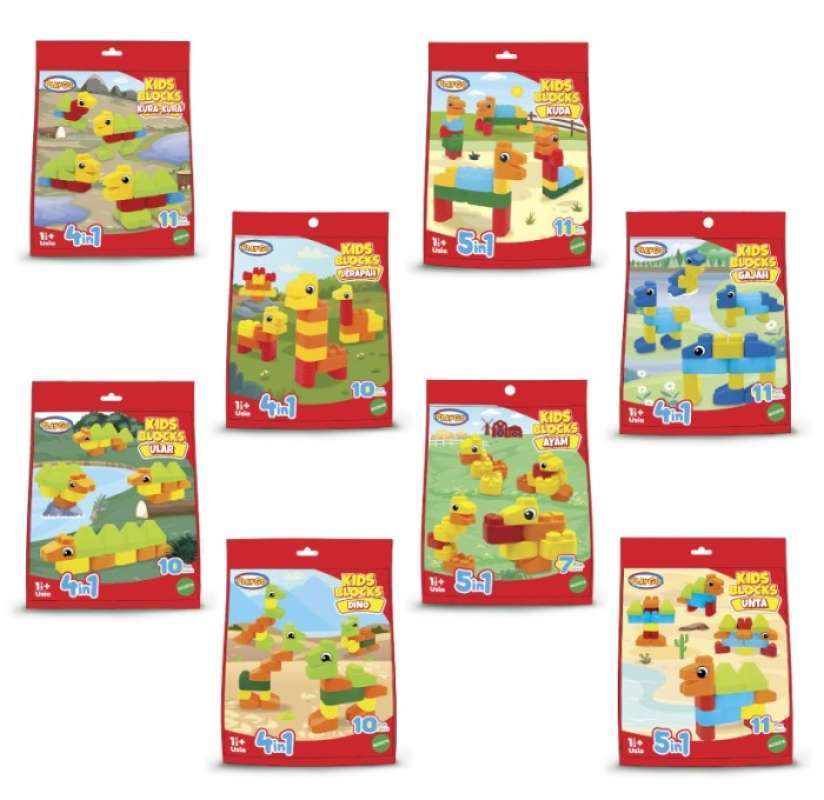 Promo Mainan Edukasi Kids Blocks Play Go - Mainan Balok Susun Brick ...
