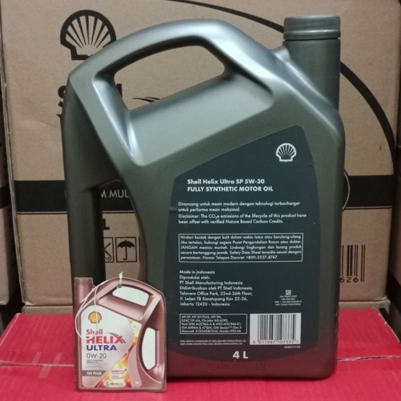 Jual Shell Helix Ultra 5w - 30 Dexos1 Pureplus Full Synthetic 4l Di ...