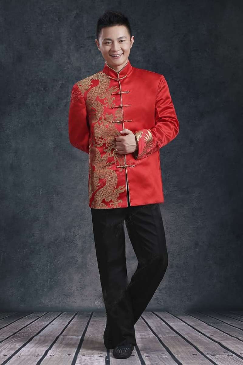 Jual Cheongsam Pria/barang Pernikahan/sangjit/shuang Xi /wedding ( Cp ...