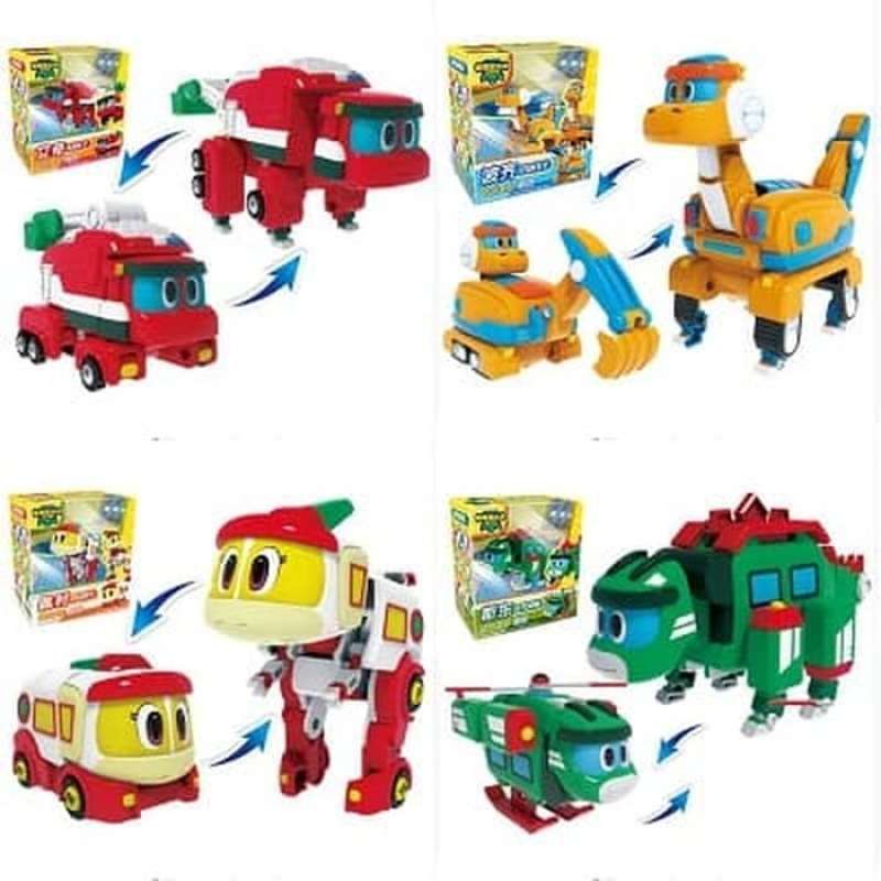 Promo Mini Gogo Dino Go Go Dinosaurs Robot Transformer Mainan ...