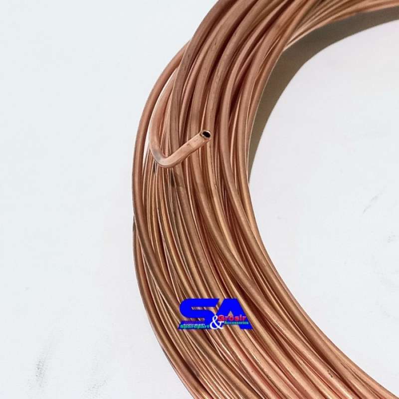 Promo Pipa Kapiler 0,54 Mm Tembaga 30 M/1 Rol-pipa Capiler Ac-kapiler ...