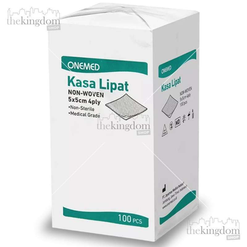 Jual Onemed Kasa Lipat Non Woven 4ply /100 Pembalut Kain Perban Luka ...