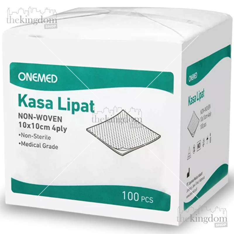 Jual Onemed Kasa Lipat Non Woven 4ply /100 Pembalut Kain Perban Luka ...