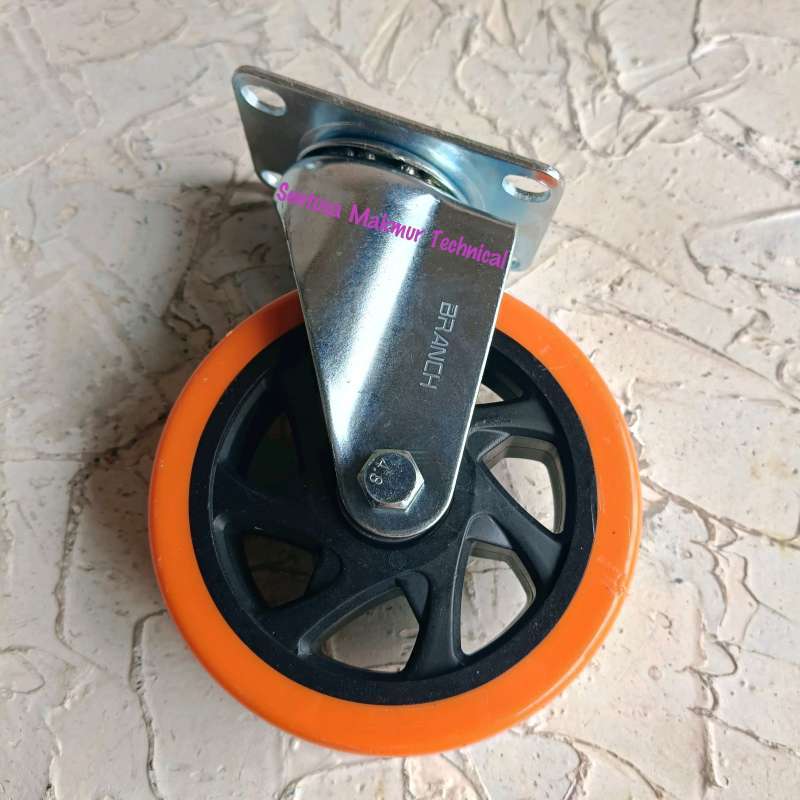 Jual Branch 4 Roda Pvc Caster Troli Koper Lemari Etalase Hidup / Mati ...