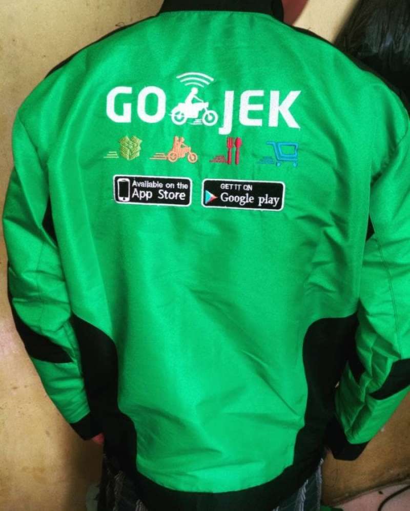 Promo Jaket Gojek Model Saku - Hijau Muda, M Diskon 29% Di Seller ...