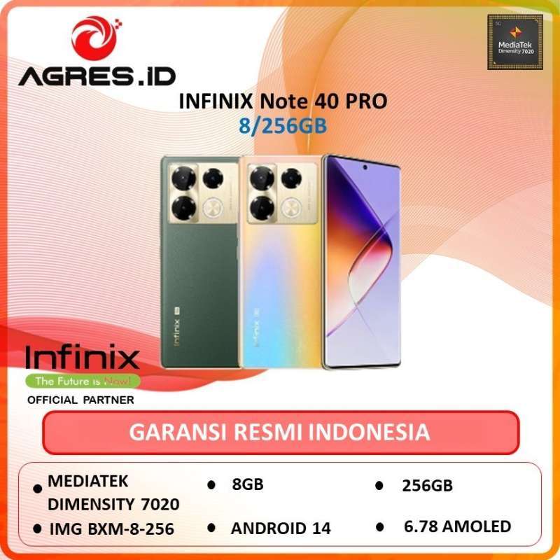 Promo Infinix Note 40 Pro 5g 8/256 Gb 6.78 Inch Amoled Resmi Infinix ...