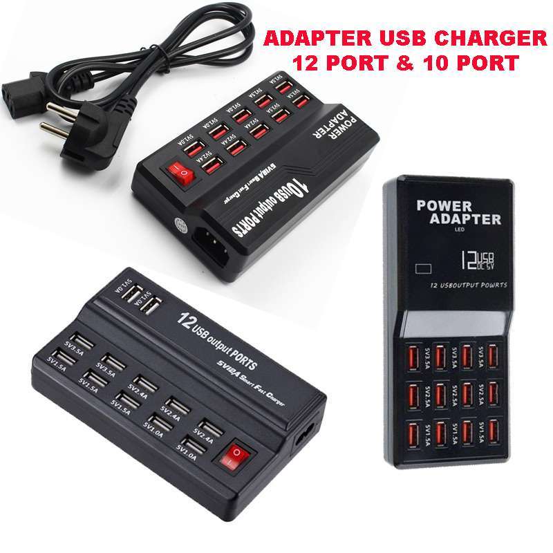 Jual Adapter Charger Super Fast Charging 12a 1a 2,4a 3,5a Pengisi Daya ...