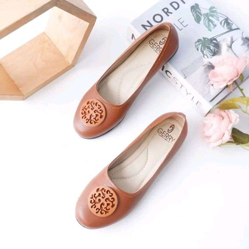 Jual Sepatu Kulit Model Balet Aks Bulat Garut Bahan Premium By Aqila ...